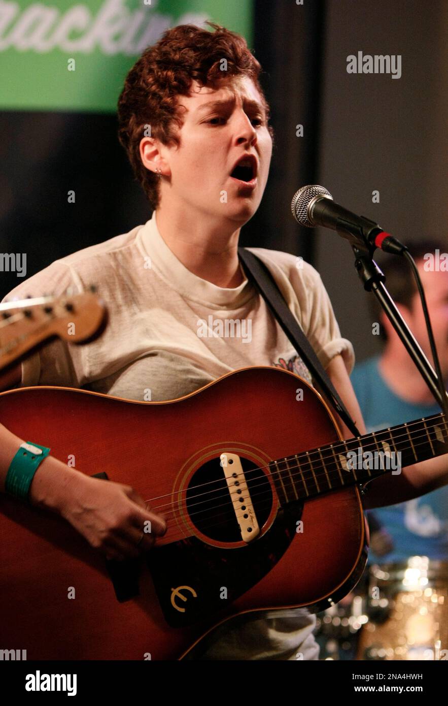 Barbara Gruska of The Belle Brigade performs during the Fuse ...