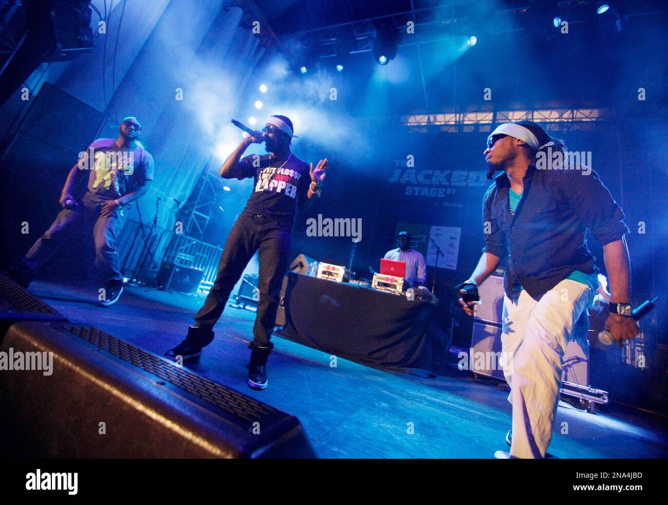 Hip hop group Turquoise Jeep performs on The JACKED Stage by Doritos in ...