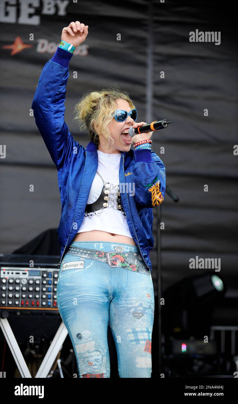 MNDR performs on The JACKED Stage by Doritos in Austin, Texas, Saturday ...