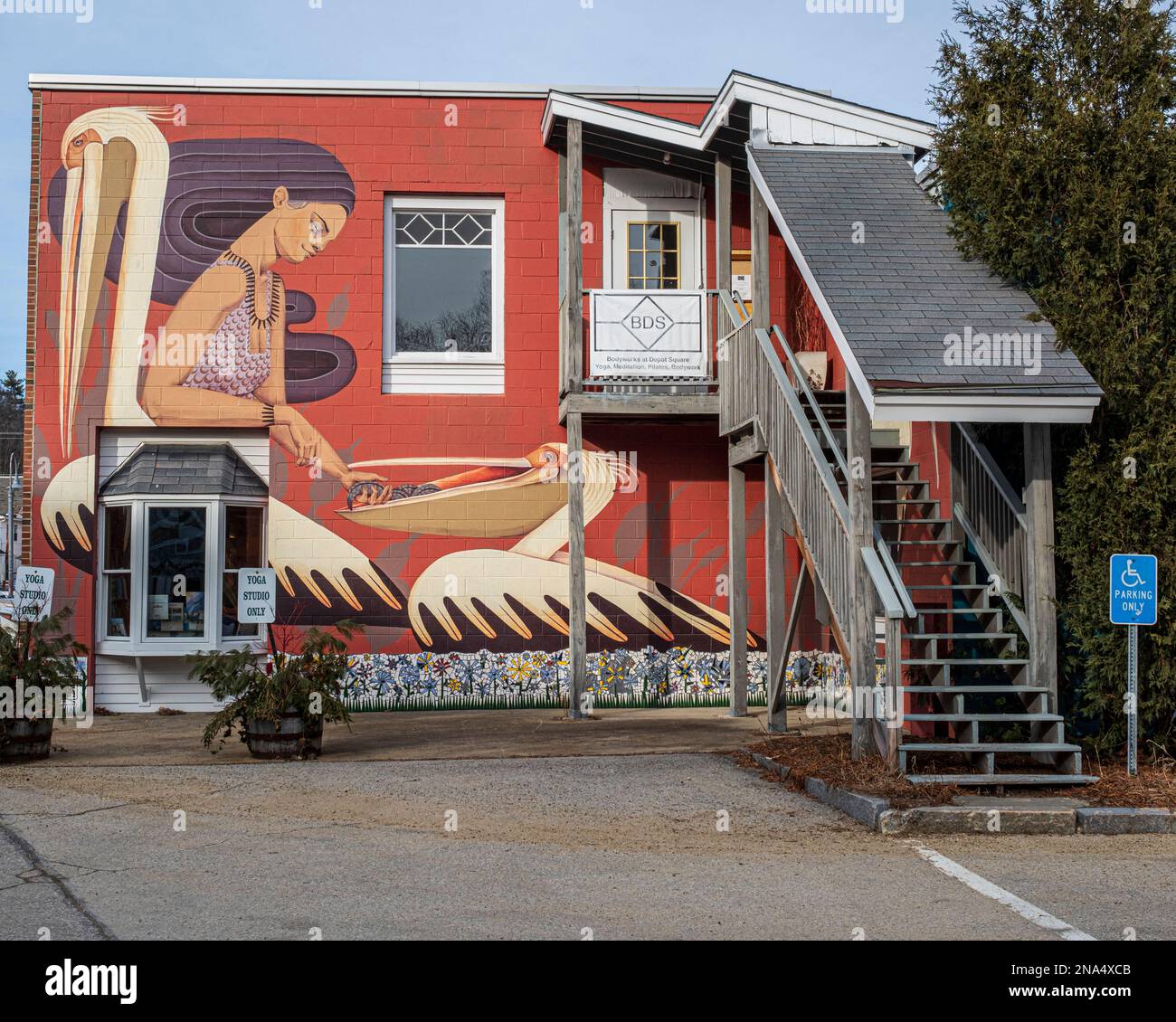 Painting new hampshire town hi-res stock photography and images - Alamy