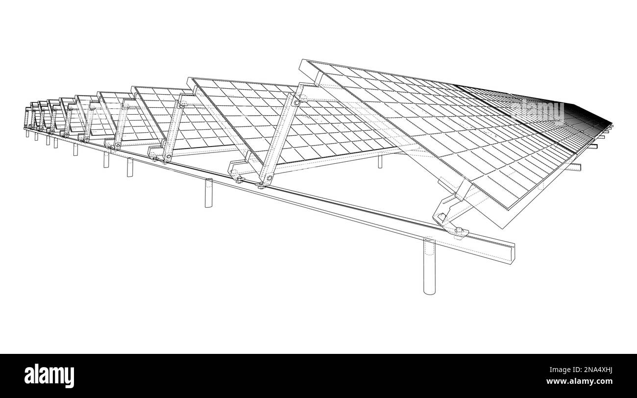 Solar Panel Concept. Vector Stock Vector Image & Art - Alamy