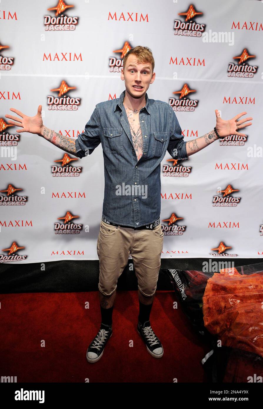 Machine Gun Kelly arrives the Doritos JACKED Maxim Party in Austin ...