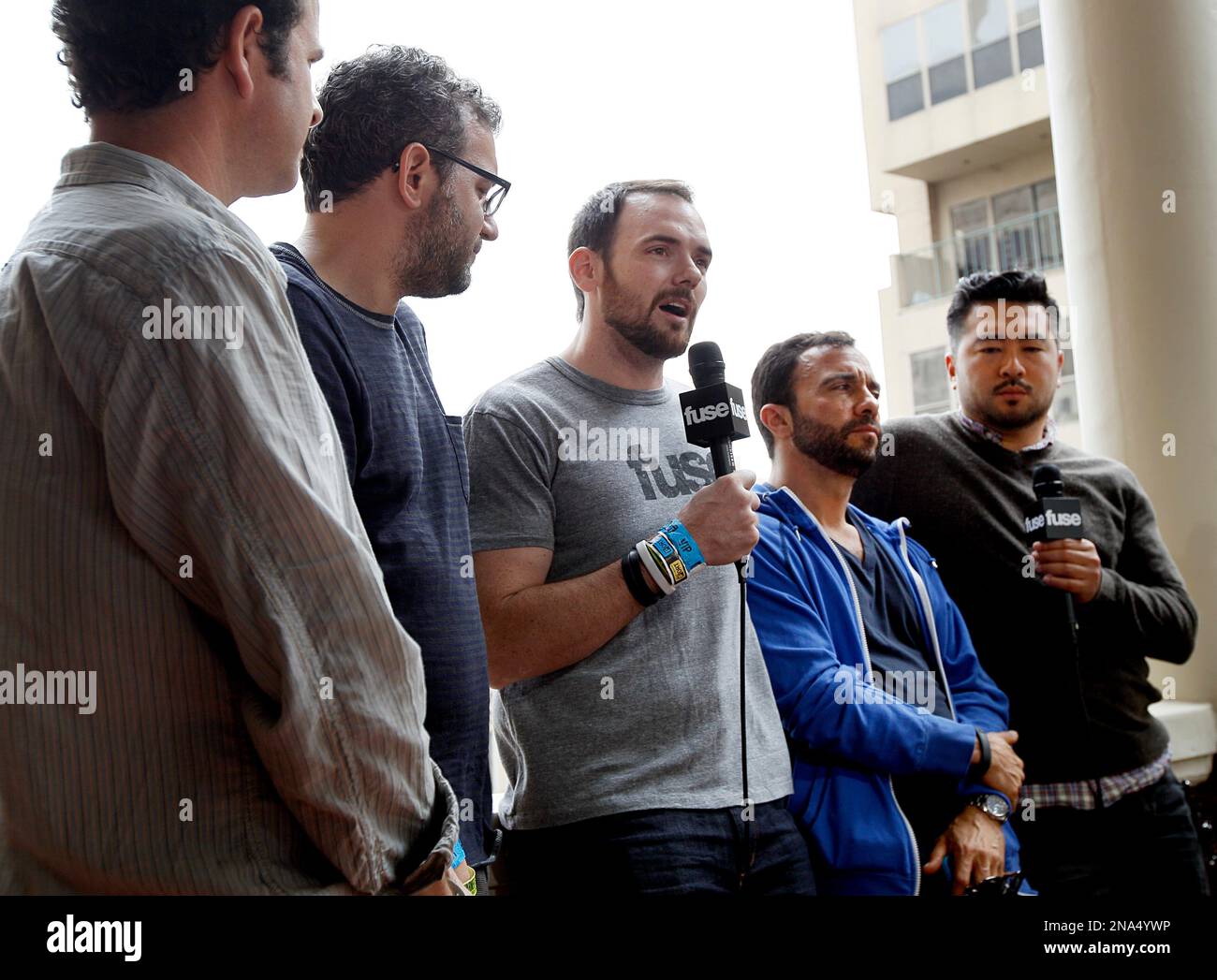 (L to R) Marc Ruxin, Founder & CEO of TastemakerX, Tom Conrad, CTO ...