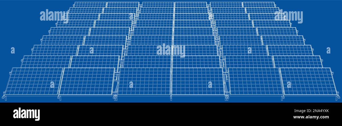 Solar Panel Concept. Vector Stock Vector Image & Art - Alamy