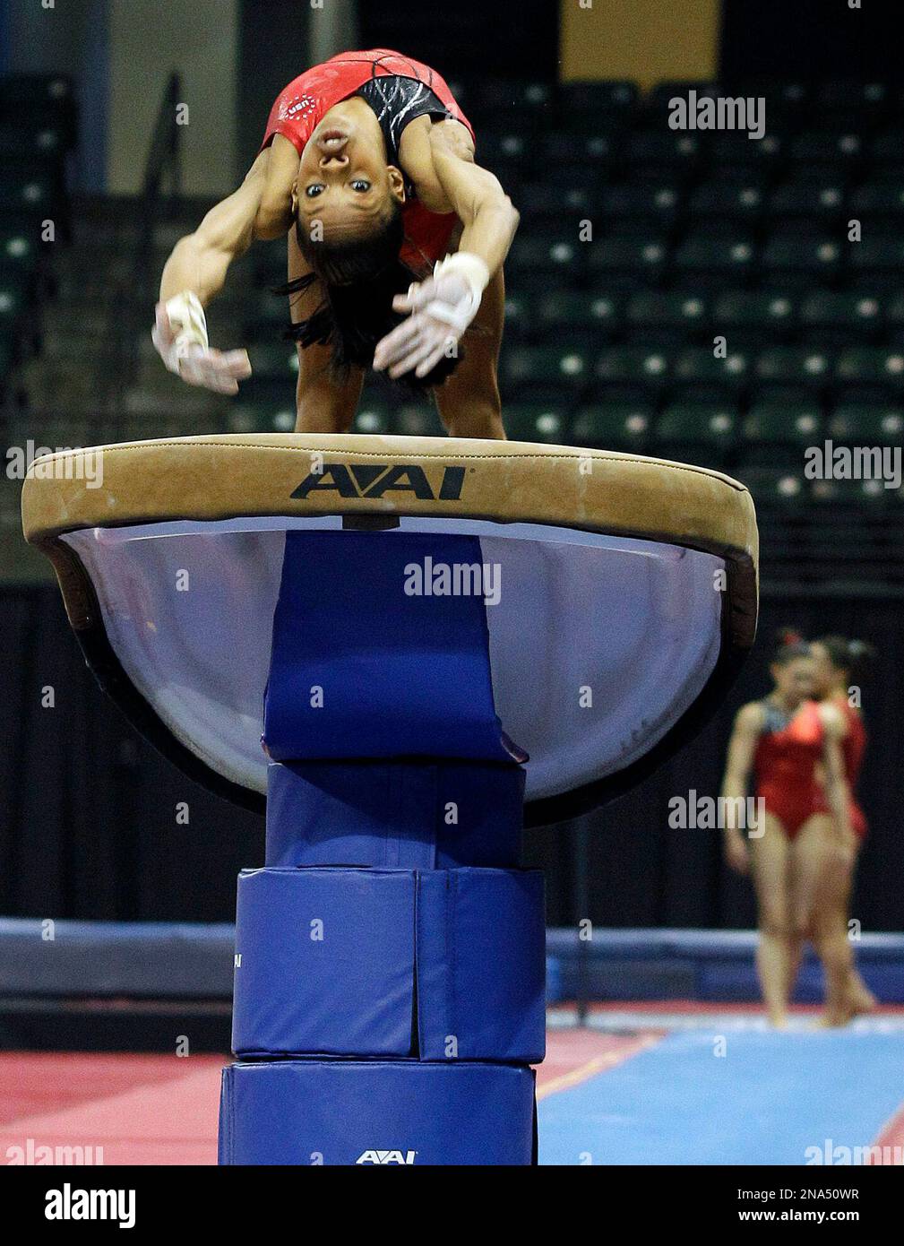 Vault Gymnastics Gabby Douglas Olympian Gabby Douglas Officially
