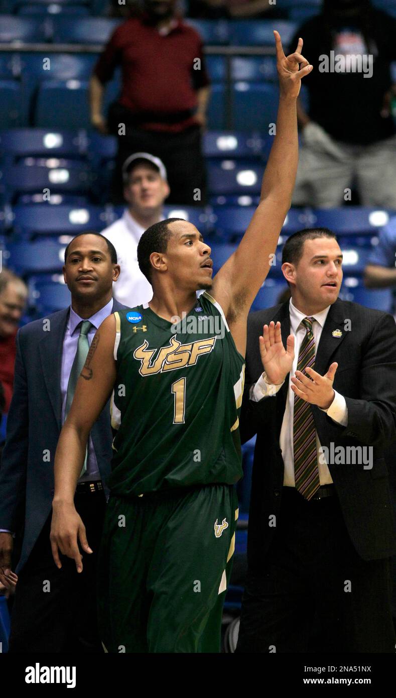 South Florida forward Ron Anderson Jr. (1) in action against California ...