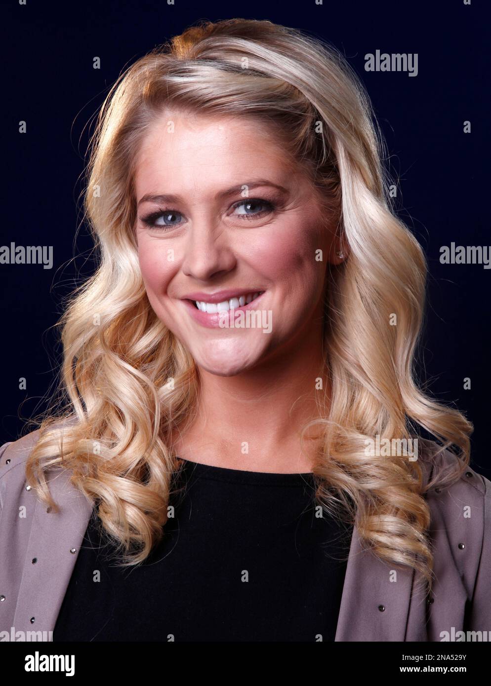 Susan McFadden of the Irish folk group 'Celtic Woman' poses for a ...