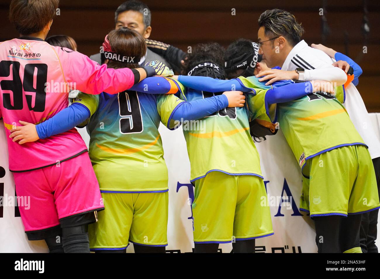 Coruja Sendai team group, FEBRUARY 11, 2023-Soccer 5-a-side/Blind ...