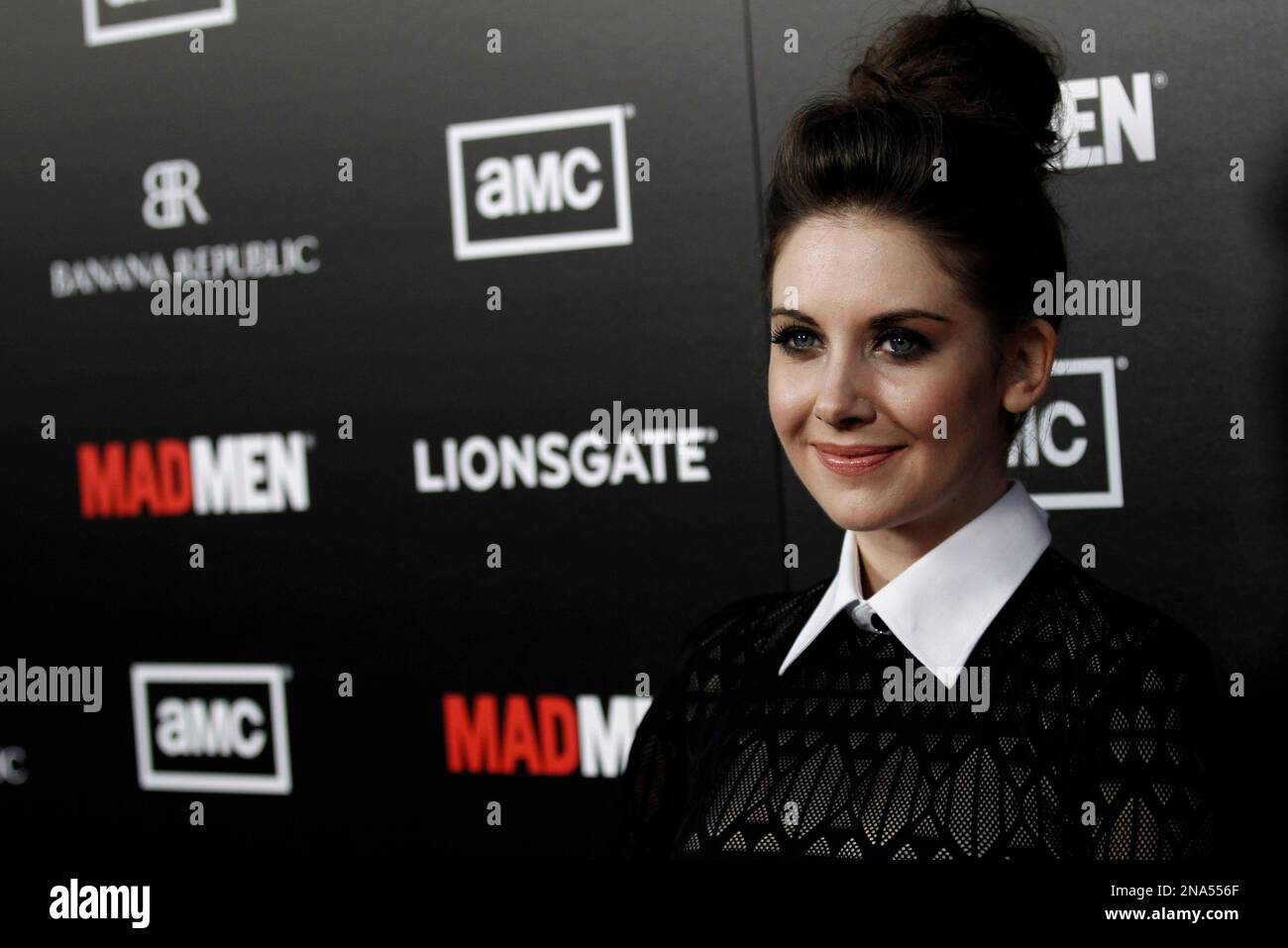 Cast member Alison Brie arrives at the premiere "Mad Men" in Los ...