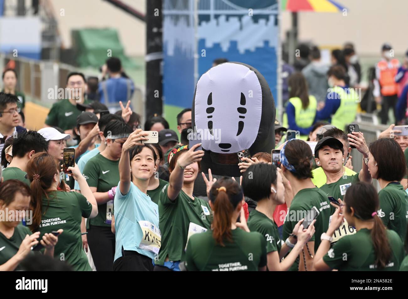 **CHINESE MAINLAND, HONG KONG, MACAU AND TAIWAN OUT** Cosplay runners ...