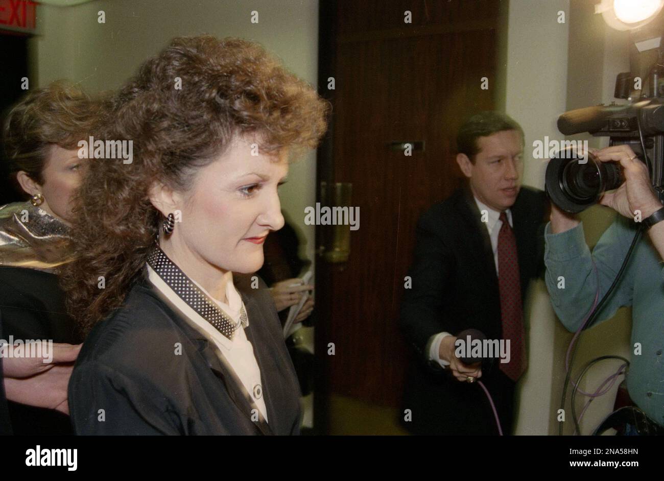 Wanda Webb Holloway enters court in Houston where she pleaded innocent ...