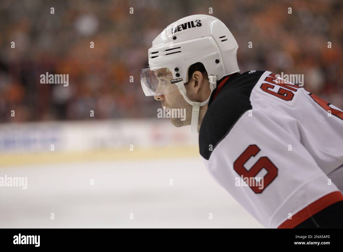 New Jersey Devils' Andy Greene during an NHL hockey game against the ...