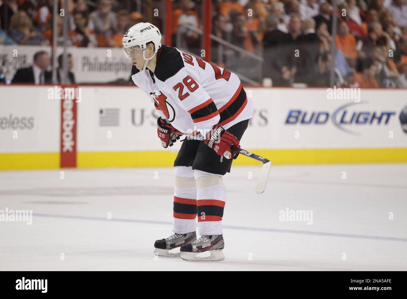 New Jersey Devils' Anton Volchenkov during an NHL hockey game against ...