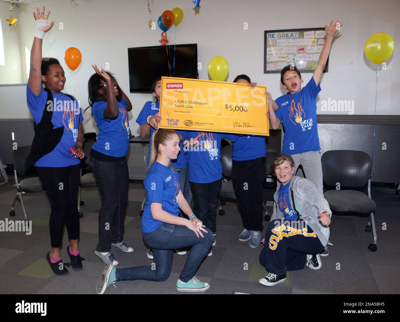 COMMERCIAL IMAGE- In this photograph released by AP Images for Boys ...