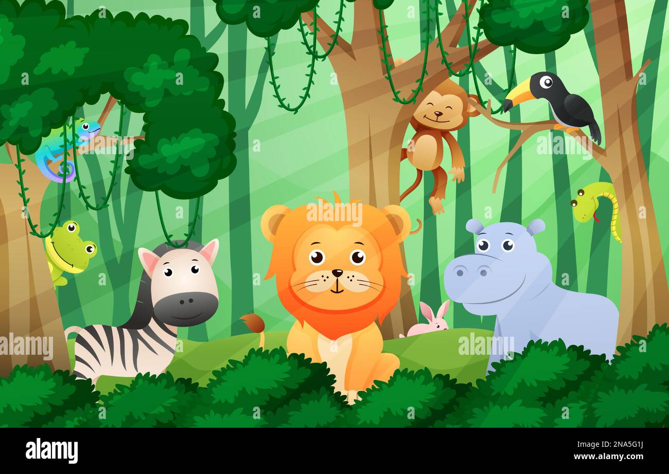 Scenery and wildlife Stock Vector Images - Alamy