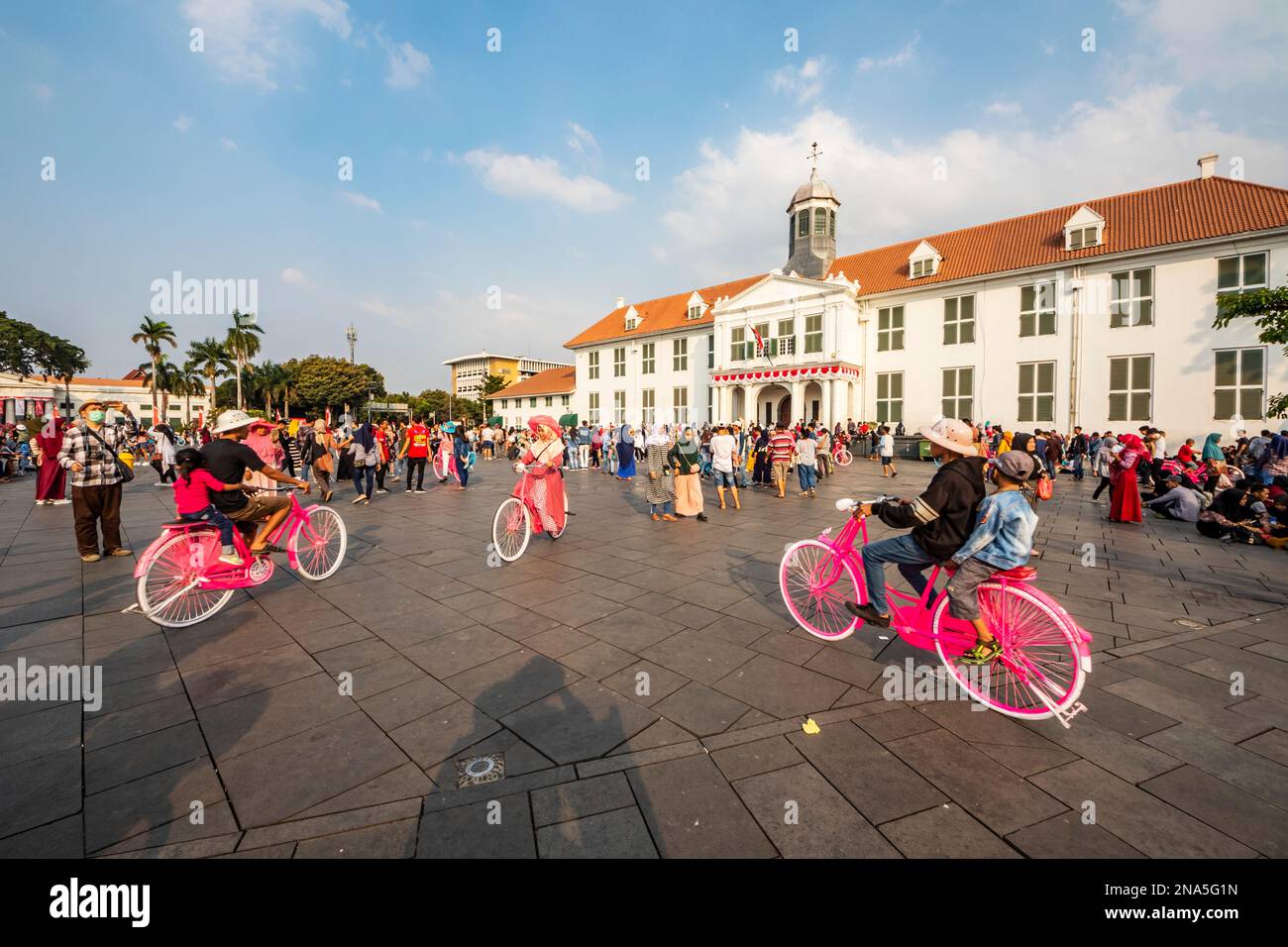 Former Stadhuis of Batavia (Jakarta Historical Museum) on Taman Fatillah square; Jakarta, Java ...