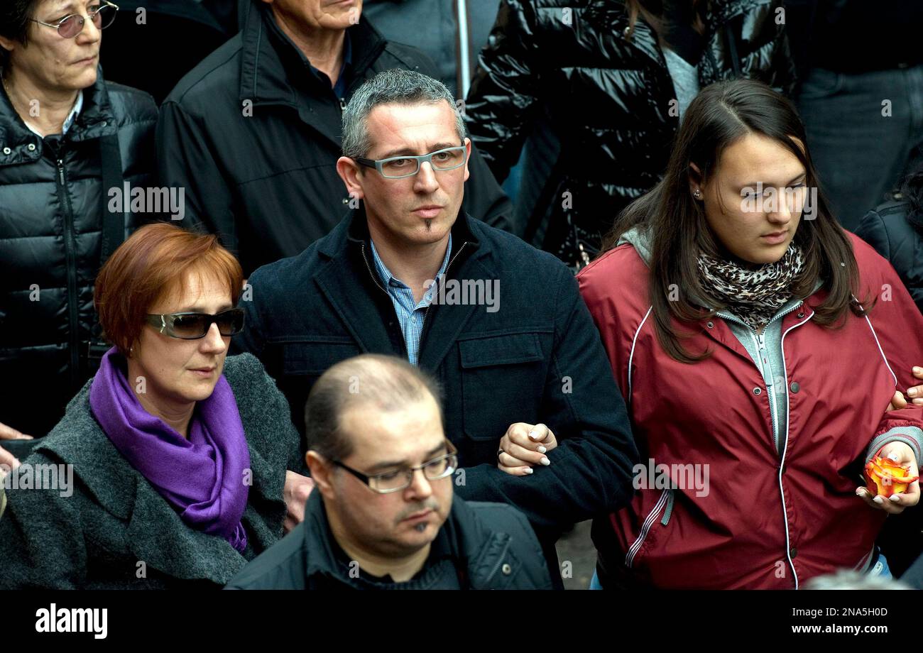 Anna Isgro', left, wife, and Nicole Lamolinara, right, daughter of ...