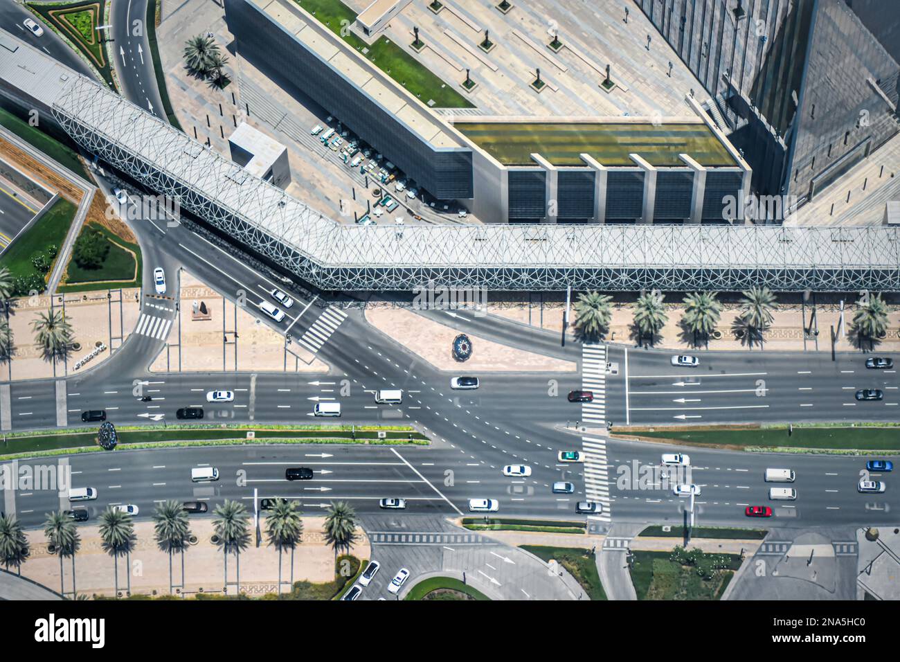Aerial view of the dubai city hi-res stock photography and images - Alamy