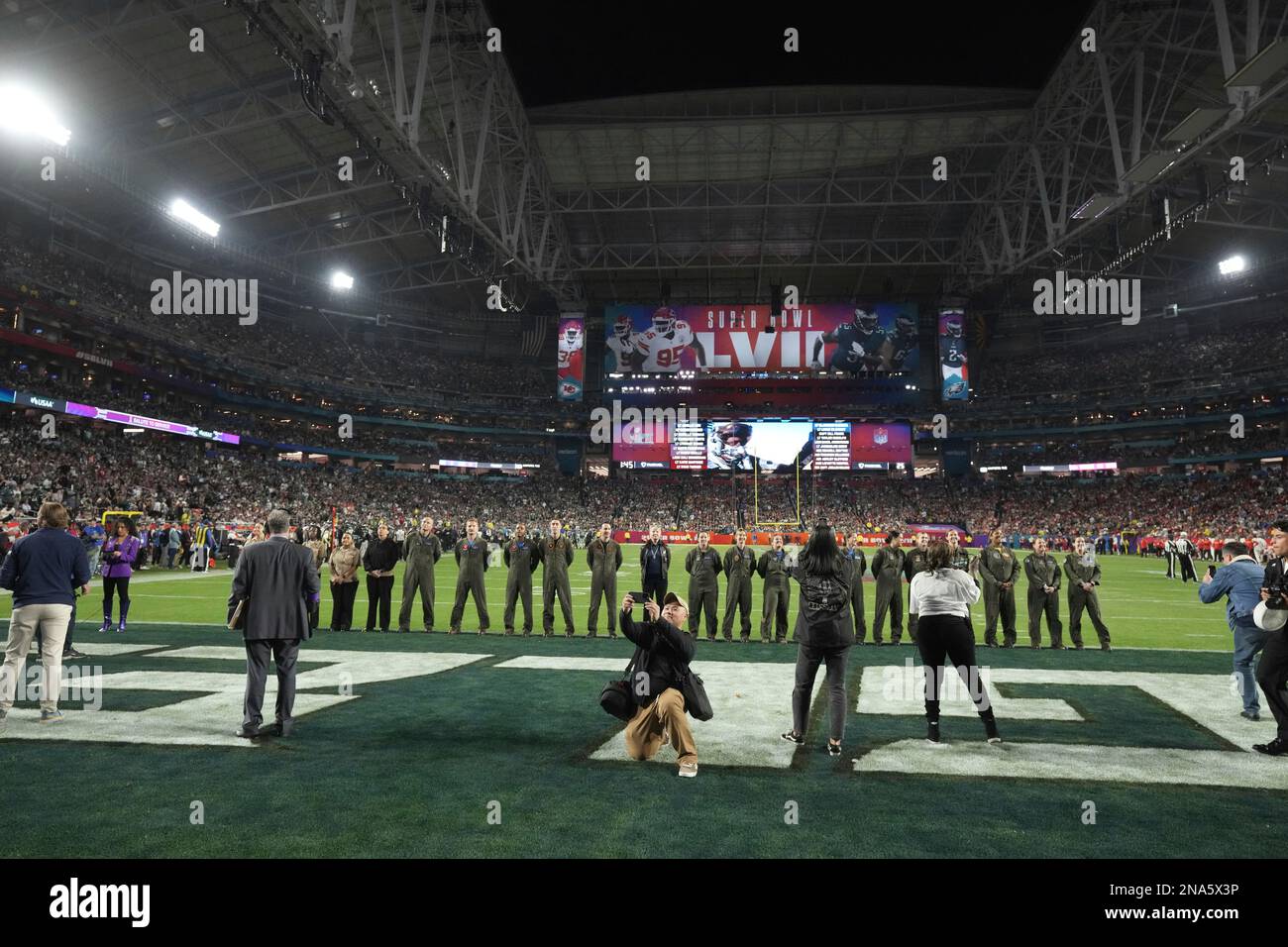 After the first all-female piloted military flyover, commemorating 50 ...