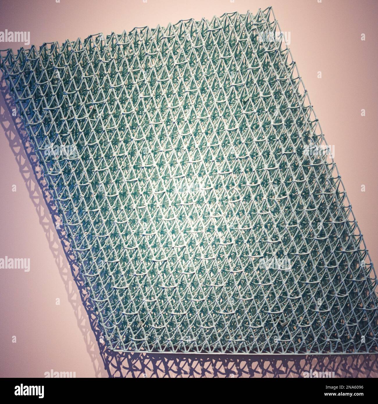 Madrid, Spain. 12th Feb, 2023. 3D architectural cladding is shown ...