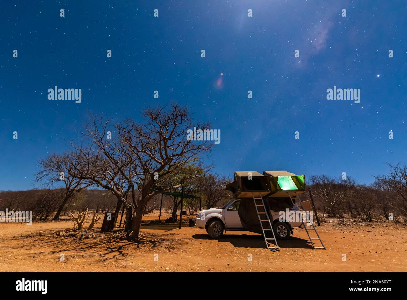 Camping in Otjitotongwe Cheetah Park; Kamanjab, Kunene Region, Namibia ...
