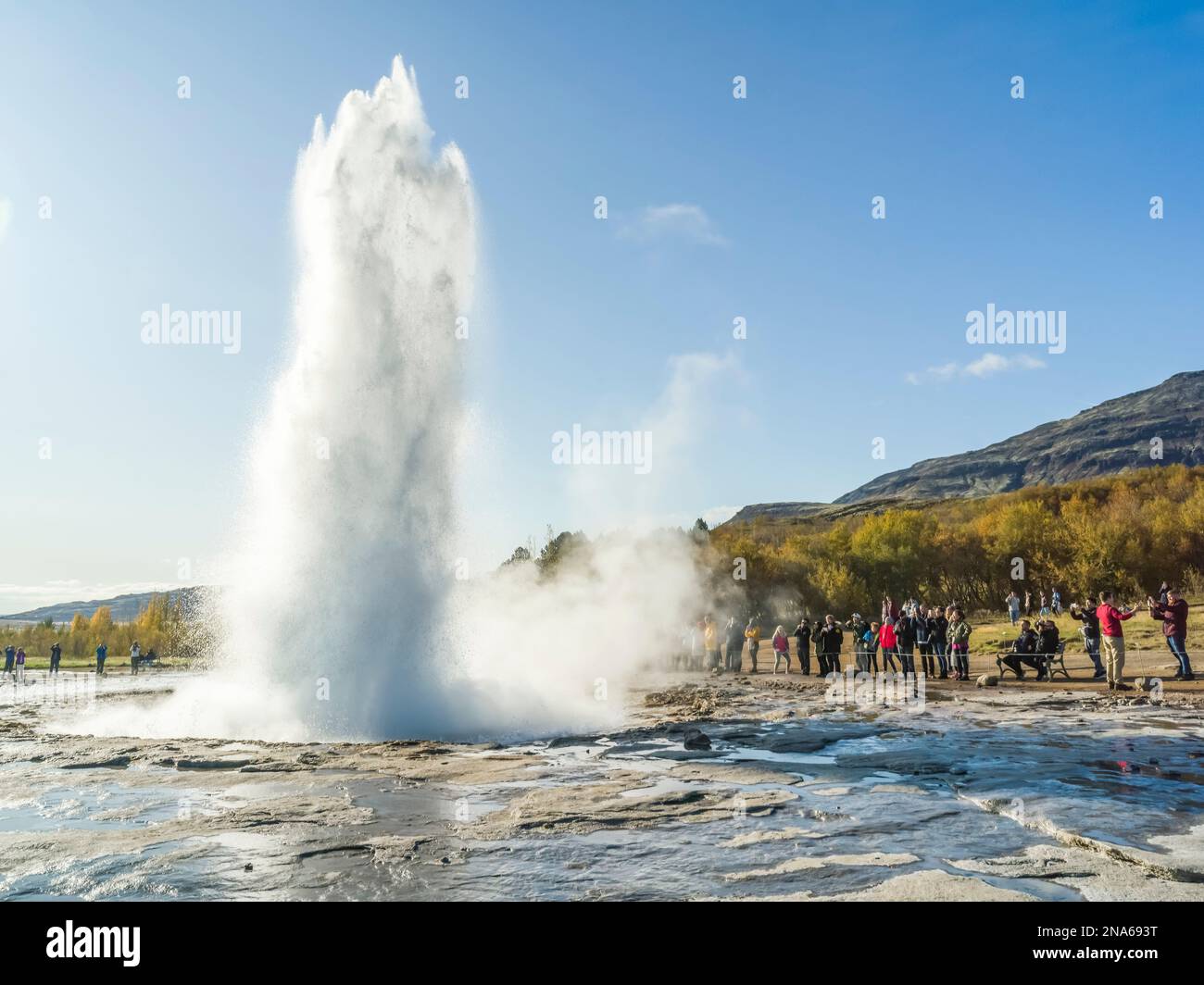 Geysir, or also known as 'the great geysir', was the first geyser ...