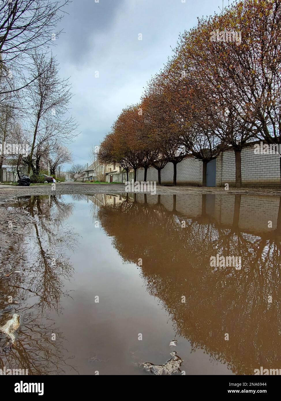 Plastic bags pollution puddle hi-res stock photography and images - Alamy