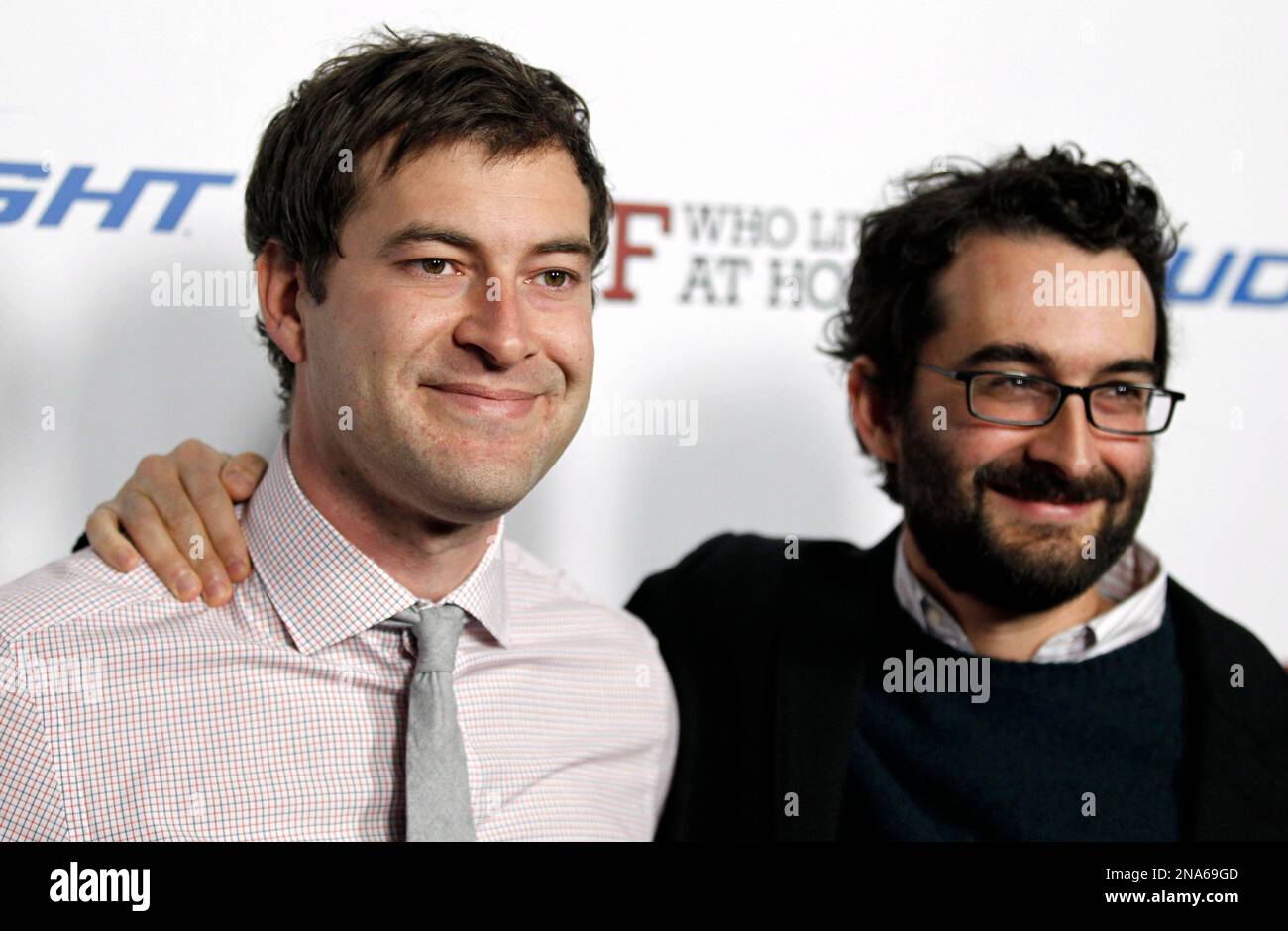 Writers and directors Mark, left, and and Jay Duplass arrive at the ...