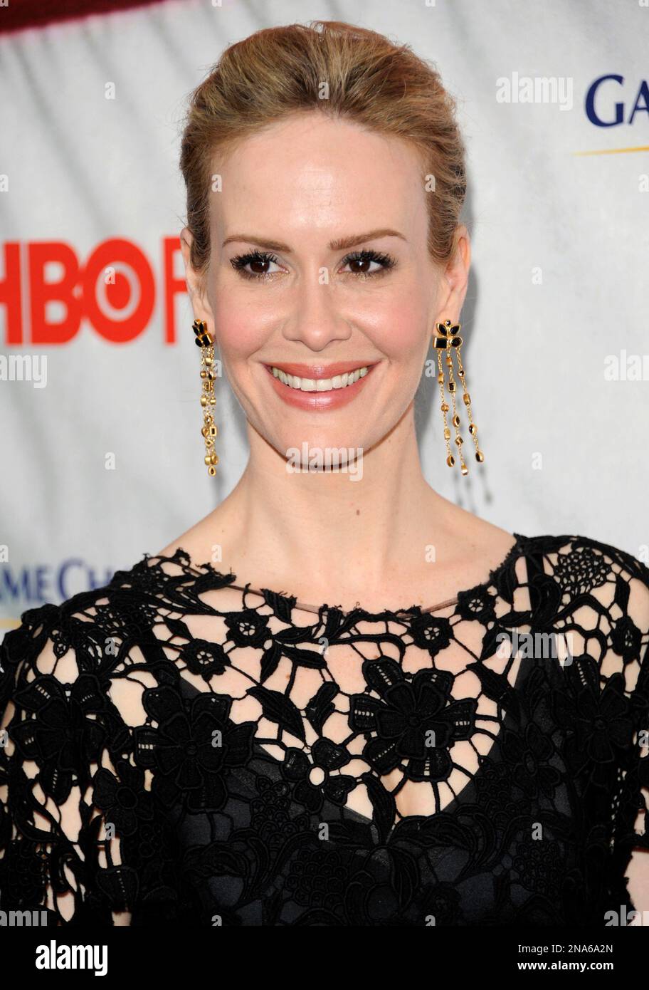 Actress Sarah Paulson attends the premiere of HBO Films' "Game Change ...