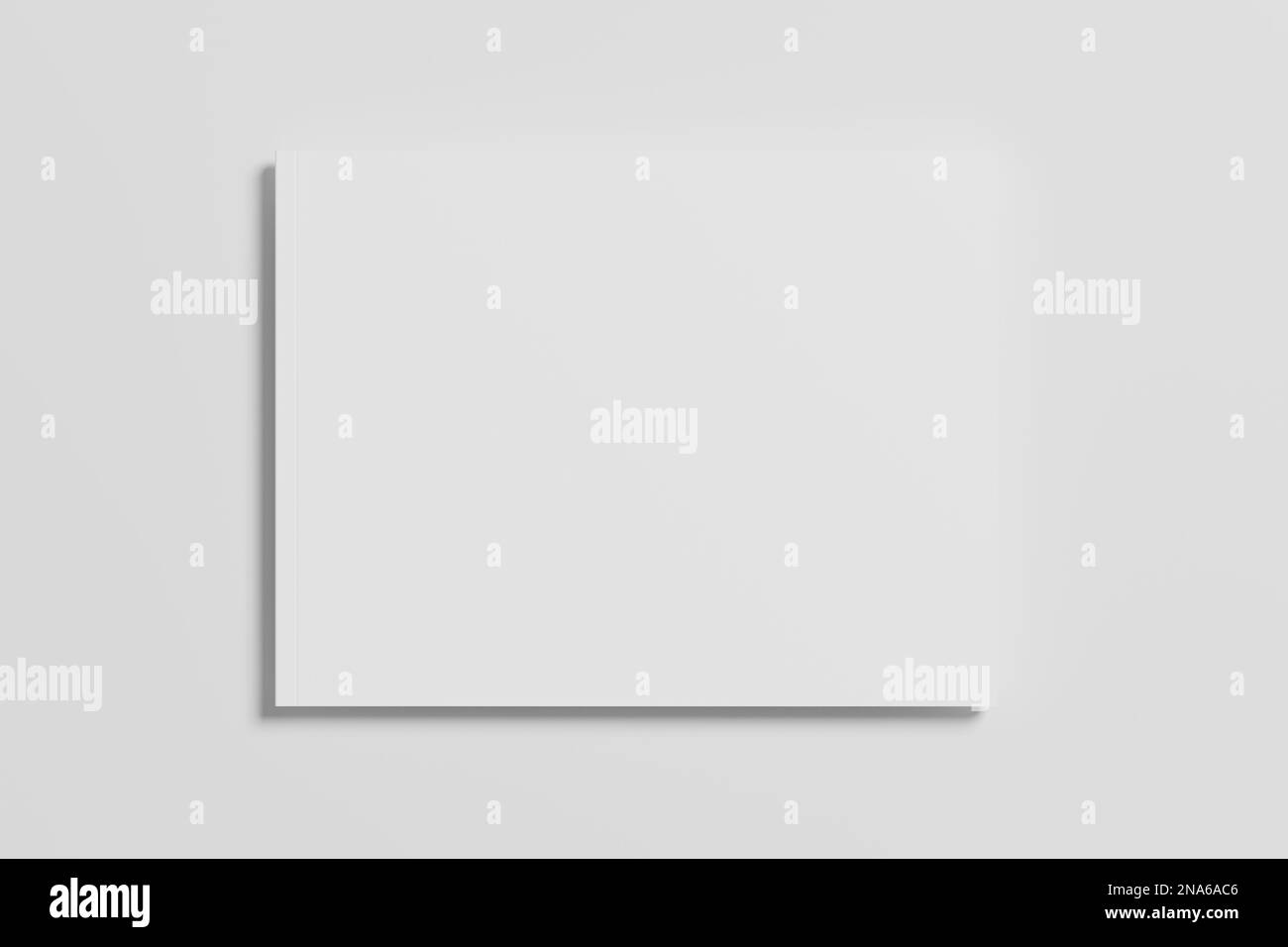 US Letter Landscape Magazine 3D Rendering White Blank Mockup For Design us-letter-landscape-magazine-3d-rendering-white-blank-mockup-for-design
