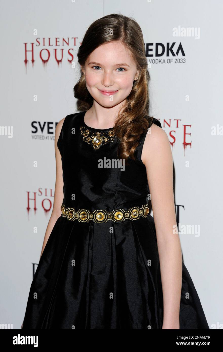 Actress Haley Murphy Attends The Silent House Premiere At The Amc Loews Lincoln Square Theater
