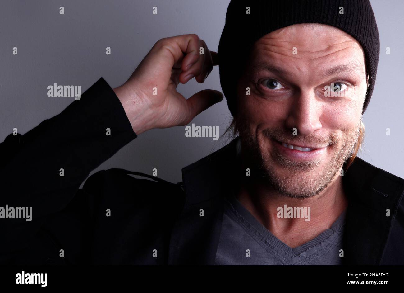 Former wrestler and current actor Adam "Edge" Copeland poses for a ...