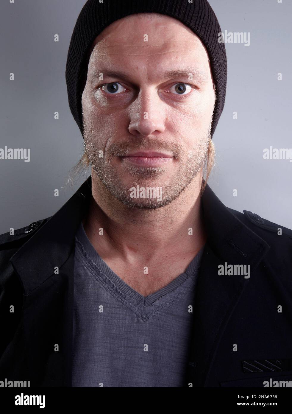 Former wrestler and current actor Adam "Edge" Copeland poses for a ...