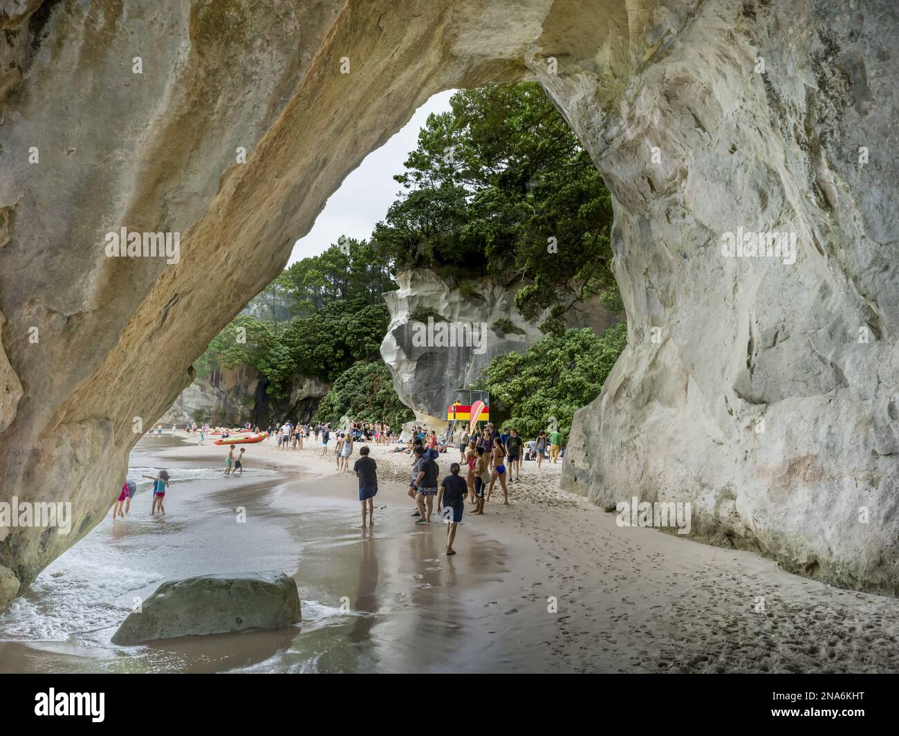 Accessible only on foot or by boat, famous Cathedral Cove is one of the ...