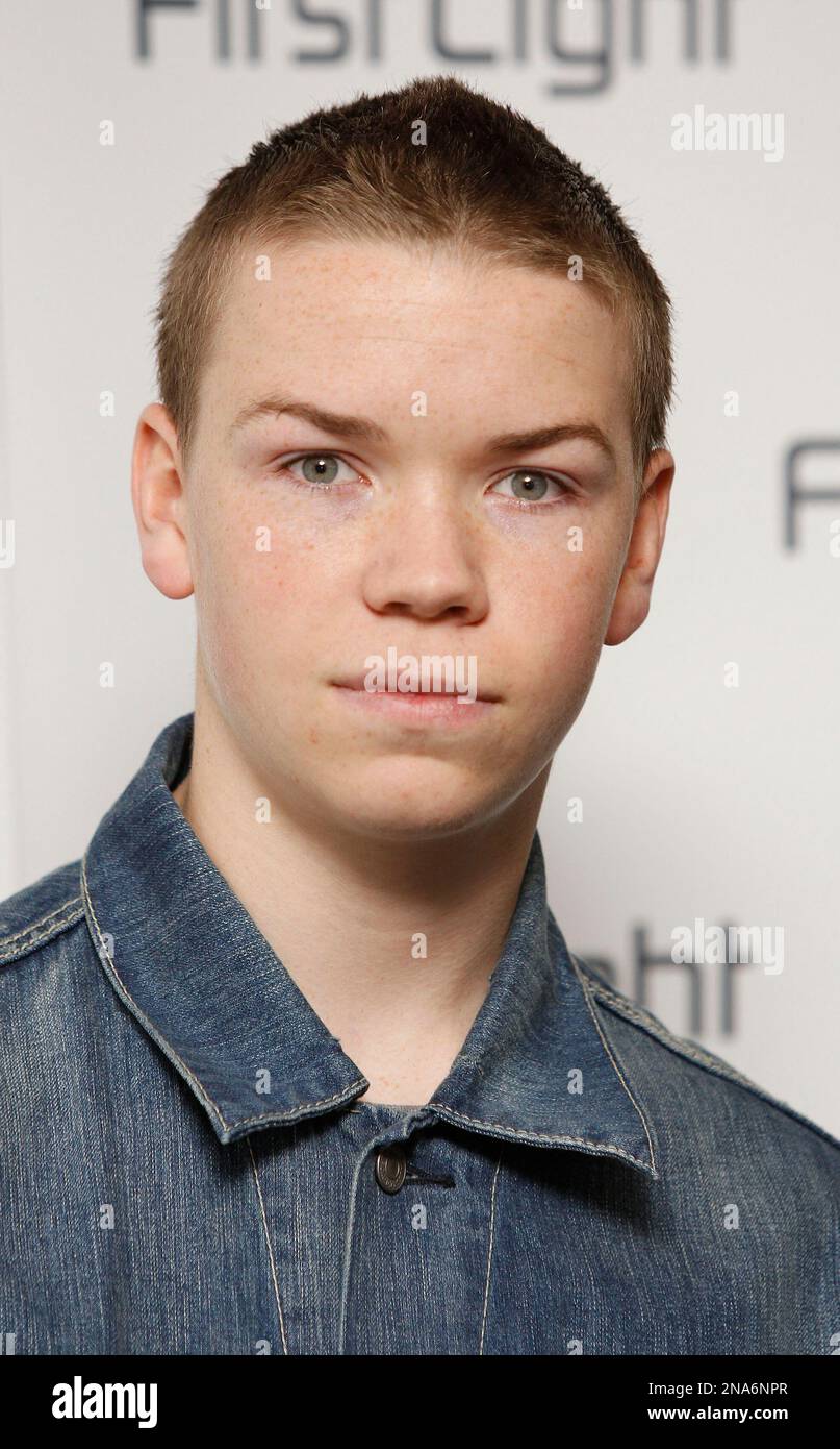 British actor Will Poulter after he presented the First Light Awards ...