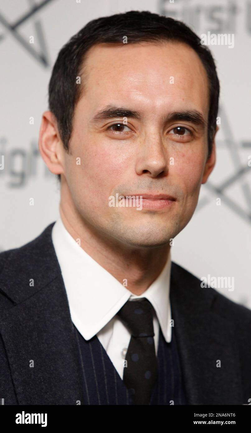 British actor Steve Shepherd after he presented the First Light Awards ...