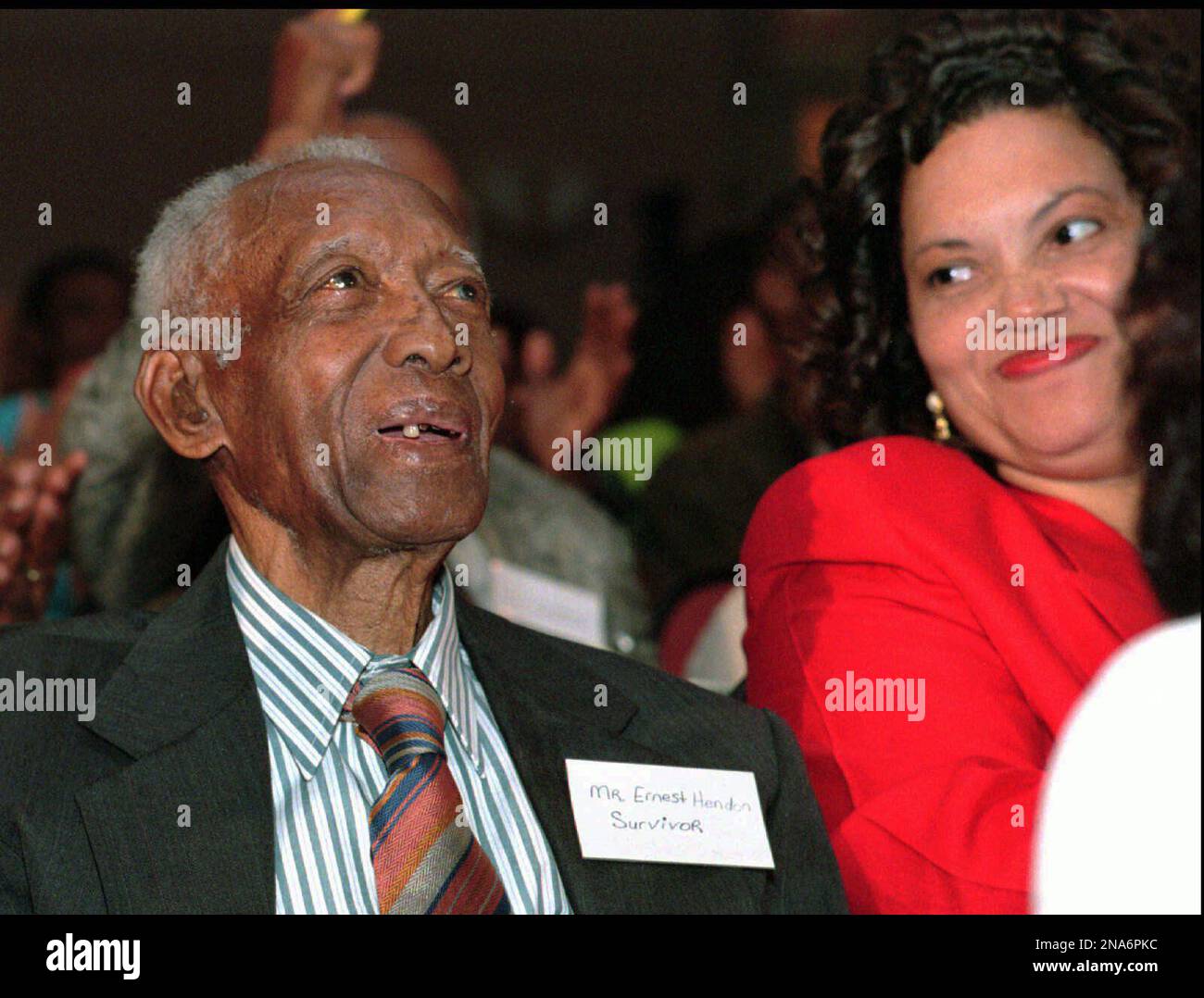 Tuskegee Syphilis Study survivor Ernest Hendon, 90, smiles while ...