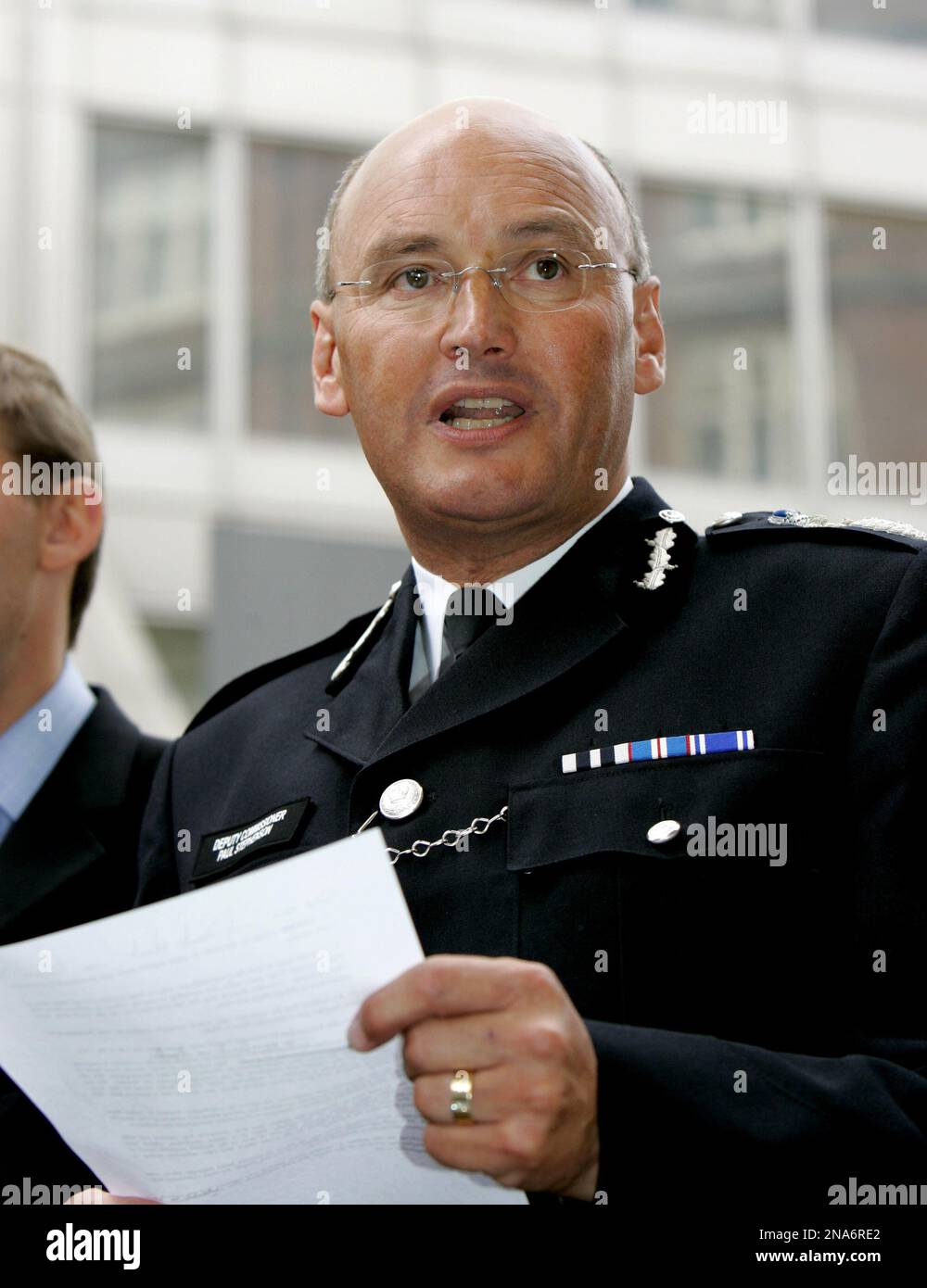 FILE - This Thursday Aug. 10, 2006 file photo shows Sir Paul Stephenson ...