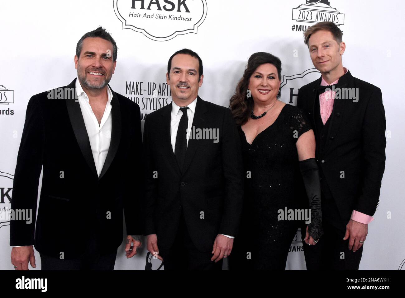 Beverly Hills, California, USA 11th February 2023 (L-R) Make-up Artist ...