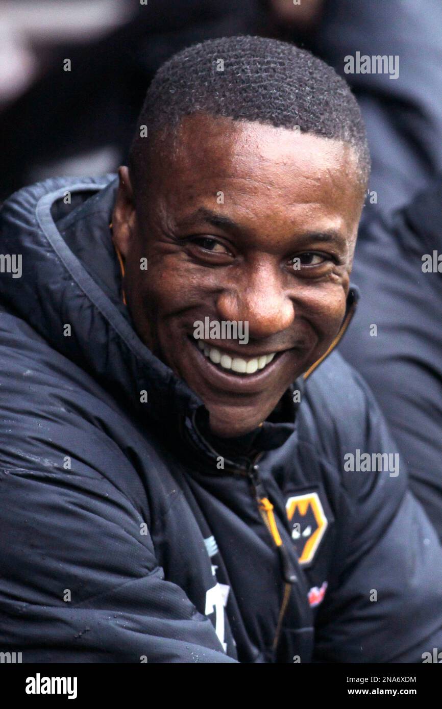 Wolverhampton Wanderers' manager Terry Connor reacts as he sits at the ...