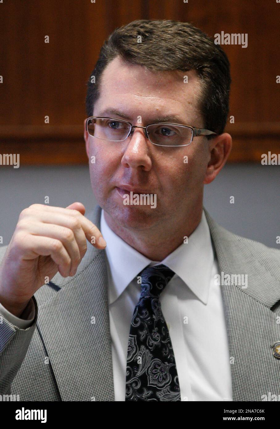 In this Thursday, March 1, 2012 photo, Speaker of the Oklahma House ...