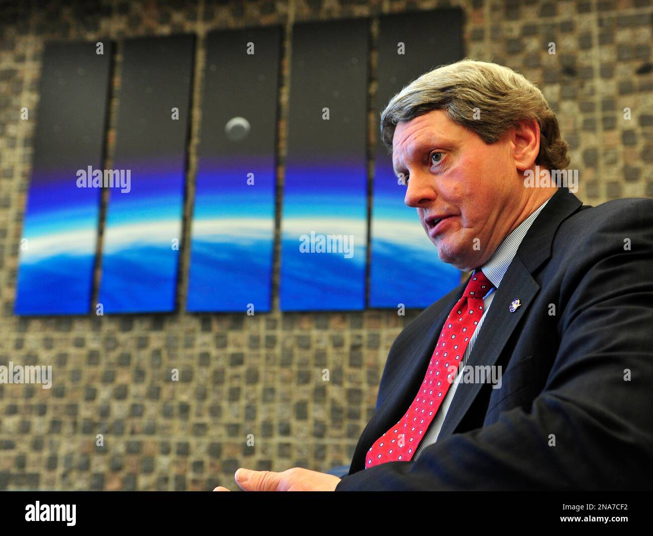 In a Monday, Feb. 27, 2012 photo, Marshall Space Flight Center Deputy ...