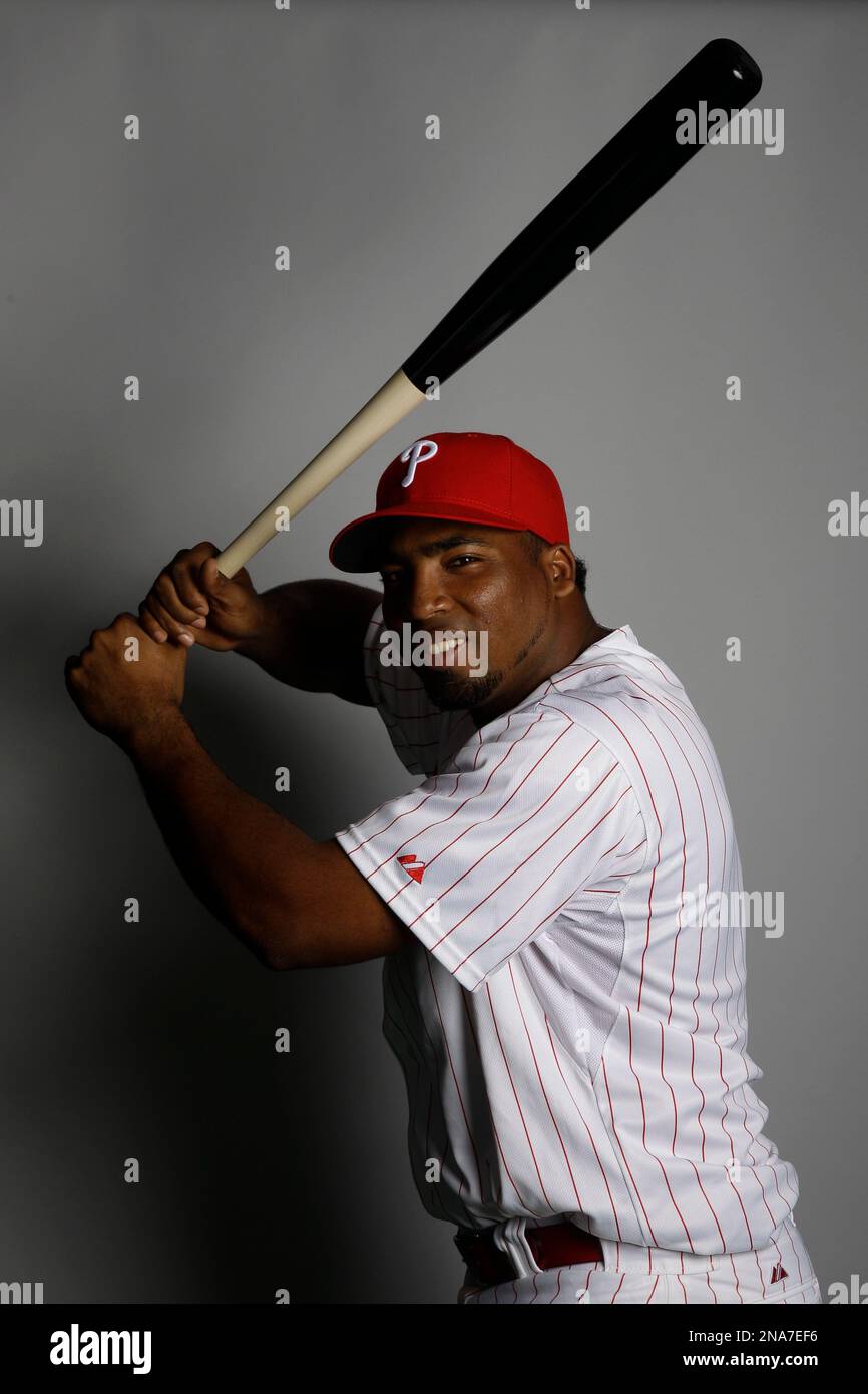 This is a 2012 photo of Hector Luna of the Philadelphia Phillies ...