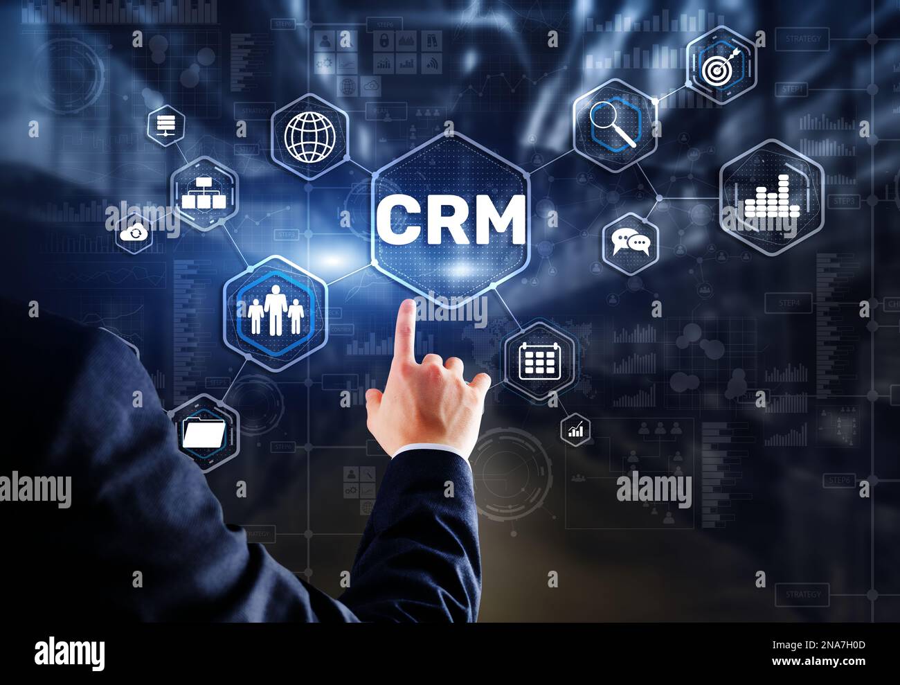 Crm Customer Relationship Management Customer Orientation Concept