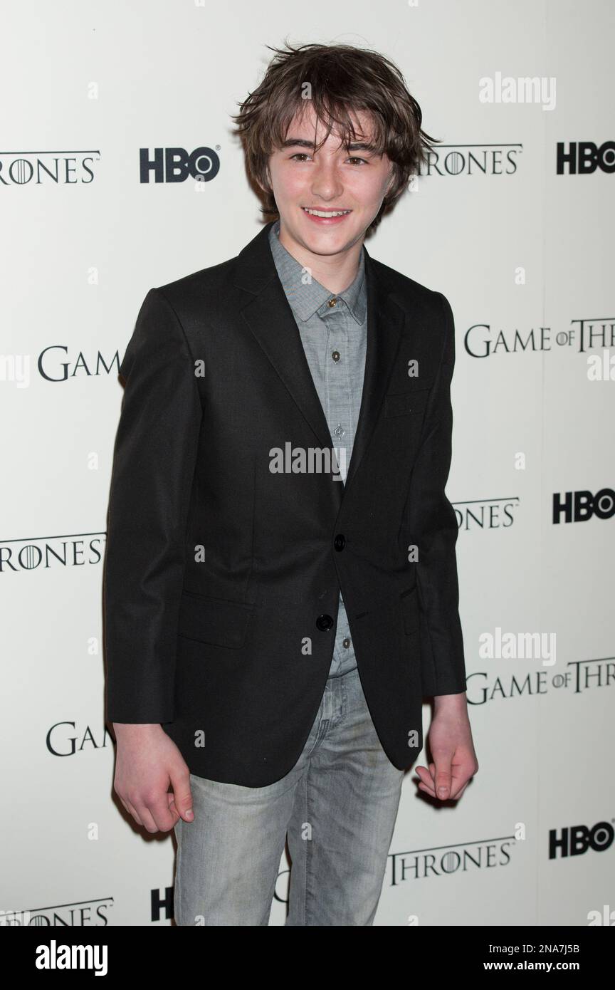 Issac Hempstead Wright arrives for the Game Of Thrones launch event at ...