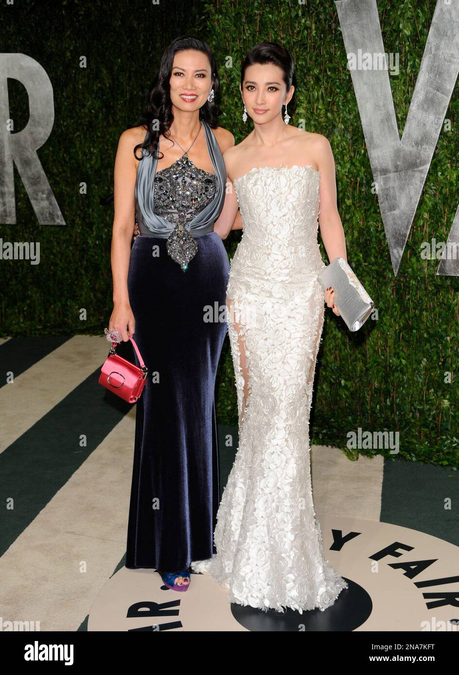 Wendi Deng Murdoch, left, and Chinese actress Li Bingbing arrive at the ...