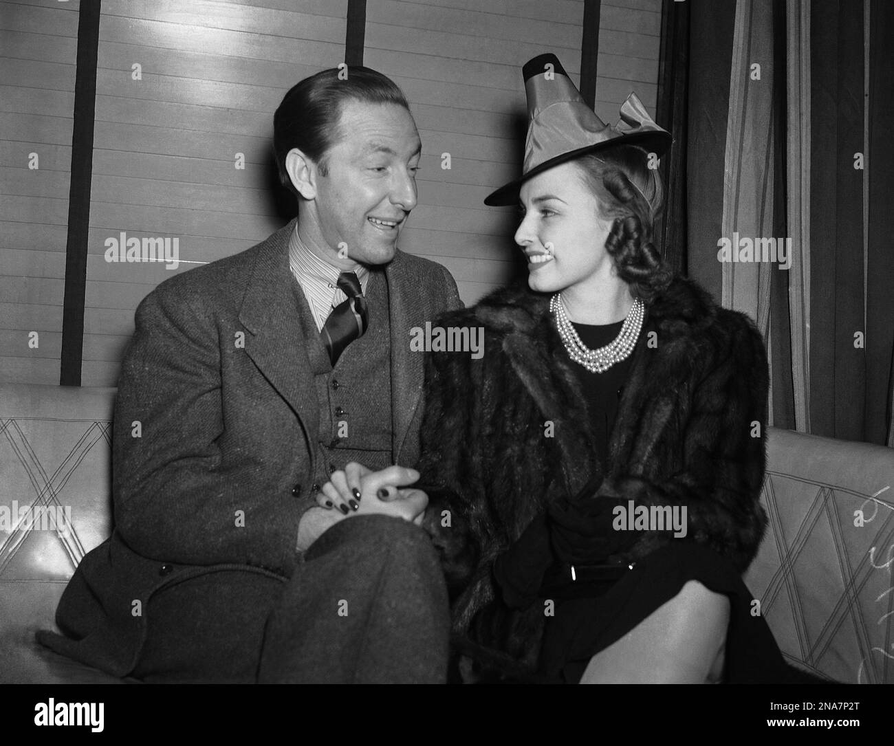 Hal Kemp, 34-year-old master of sweet swing and Martha Stephenson, 19 ...