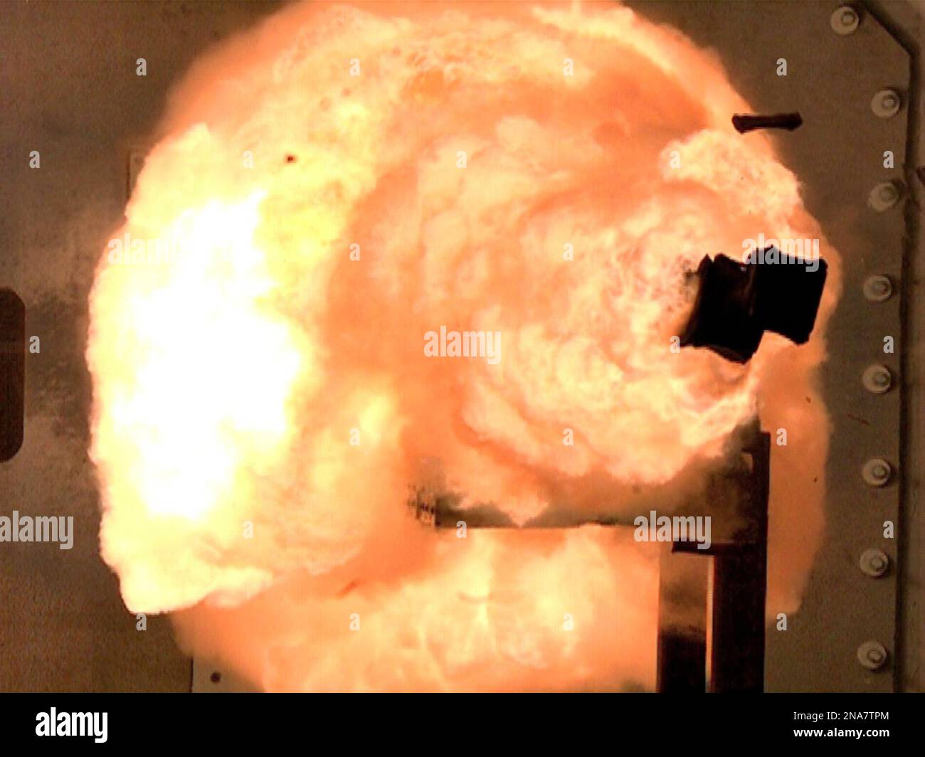 This Thursday Feb. 23. 2012 photo provided by the US Navy shows A high ...