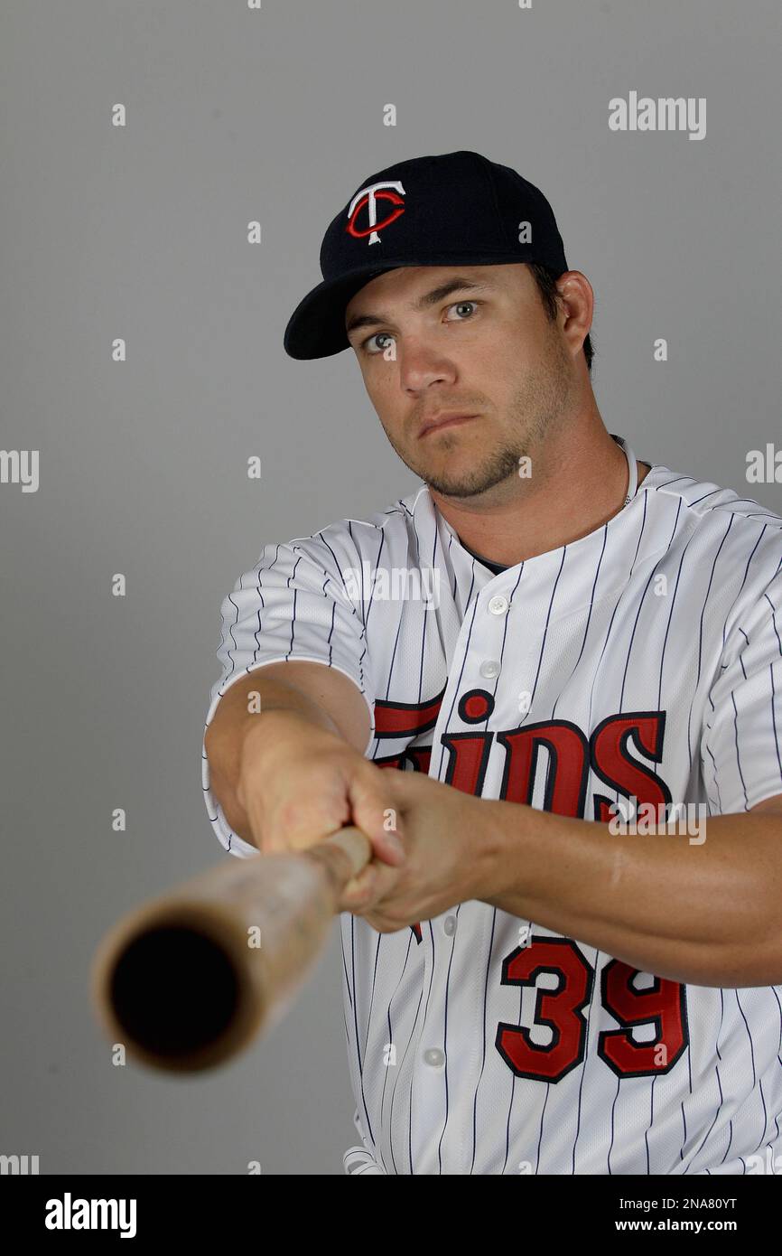 This is a 2012 photo of Steve Pearce of the Minnesota Twins baseball ...
