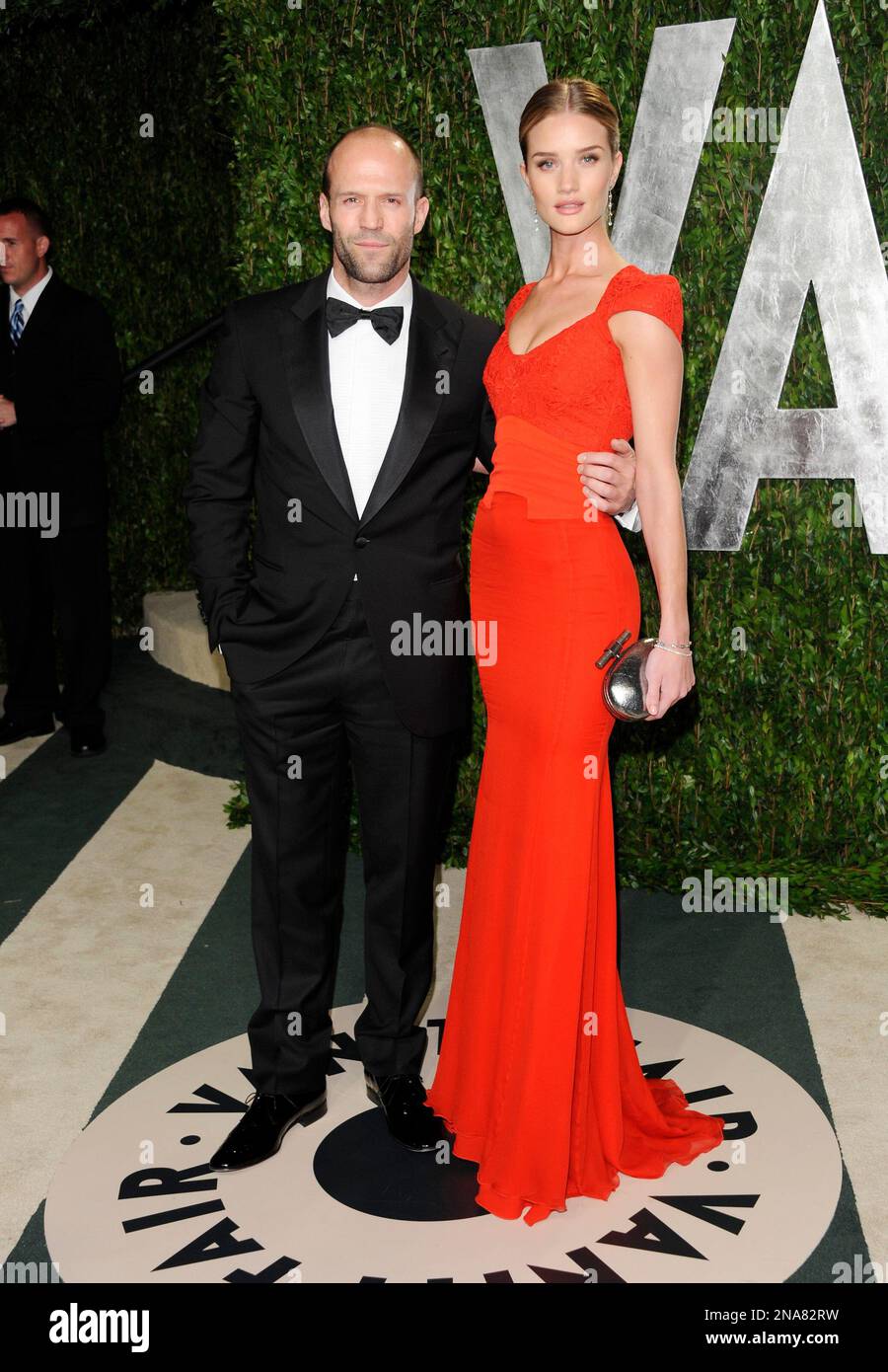 Actor Jason Statham and girlfriend Rosie Huntington-Whiteley arrive at ...